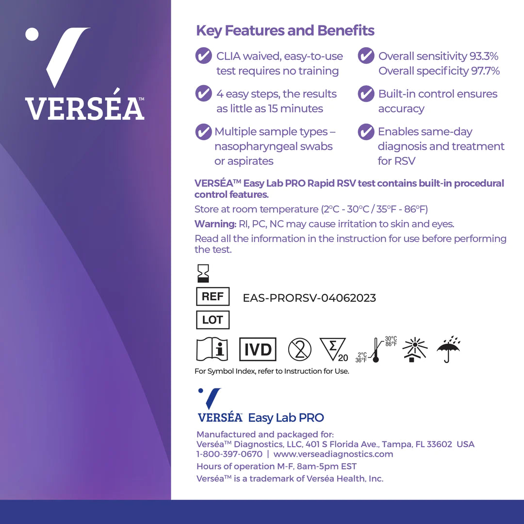 Versea Easy Lab PRO Rapid RSV Test – NHD, LLC